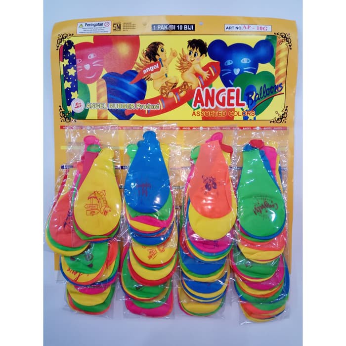 Jual Balon Tanggung Balon Angel AP10 Balon Karet Balon Murah Ultah ...