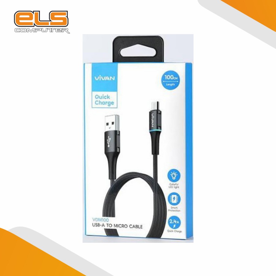 Jual Kabel USB Micro (Vivan VDM100) | Shopee Indonesia
