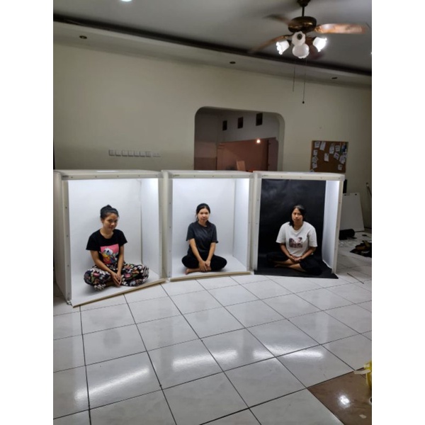 Jual Paket Studio Box Foto Besar Ukuran ( 120x120 cm ) | Shopee Indonesia