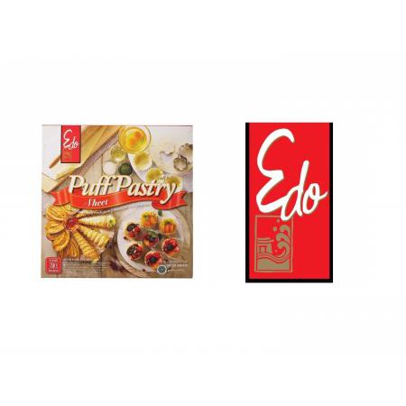 Jual EDO Puff Pastry Sheet 750 Gr / Frozen Food Bahan Kue Pastry 750 Gr ...