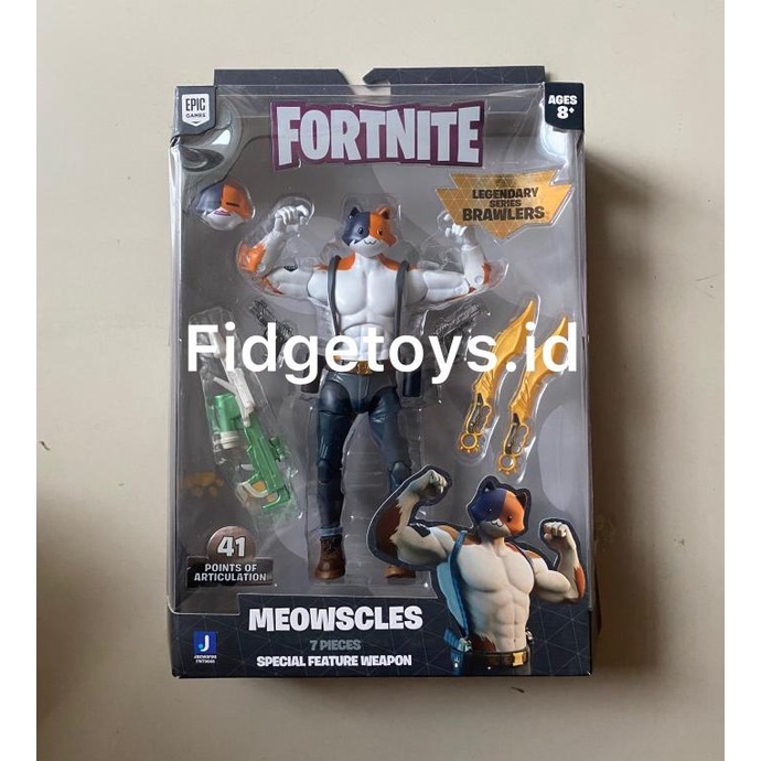 Jual Fortnite Jazwares 7" Legendary Series Figure - Meowscles | Shopee ...