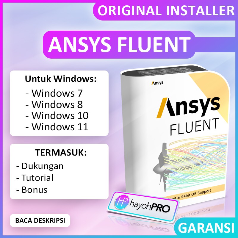 Jual ANSYS FLUENT 32 BIT & 64 BIT FULL VERSION | Shopee Indonesia