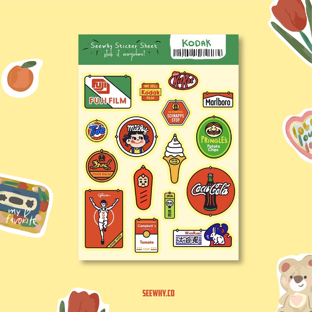 Jual Kodak sticker sheet (A6) | Shopee Indonesia