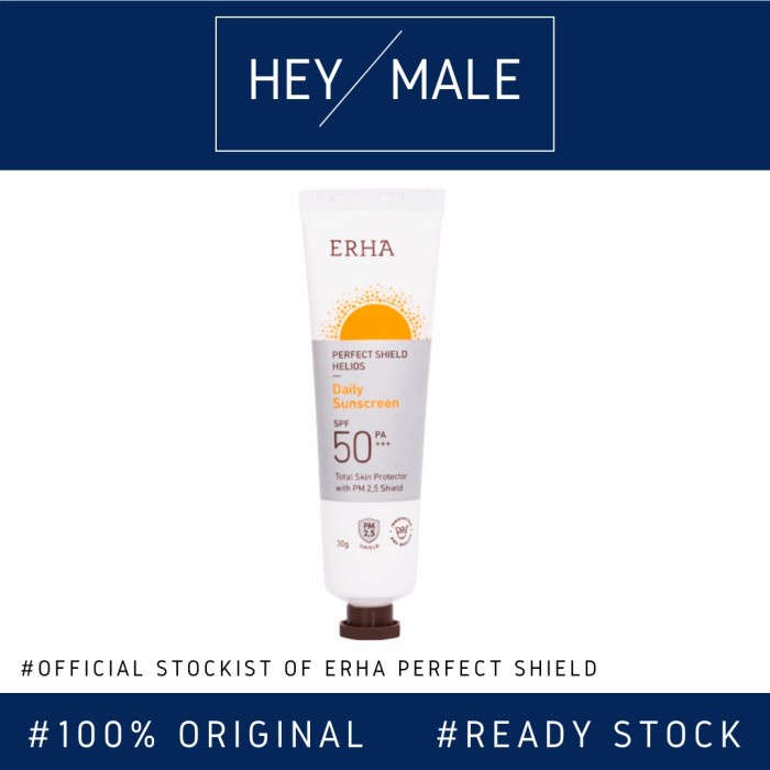 Jual ERHA PERFECT SHIELD Helios Daily Sunscreen SPF50 / PA+++ | Shopee Indonesia
