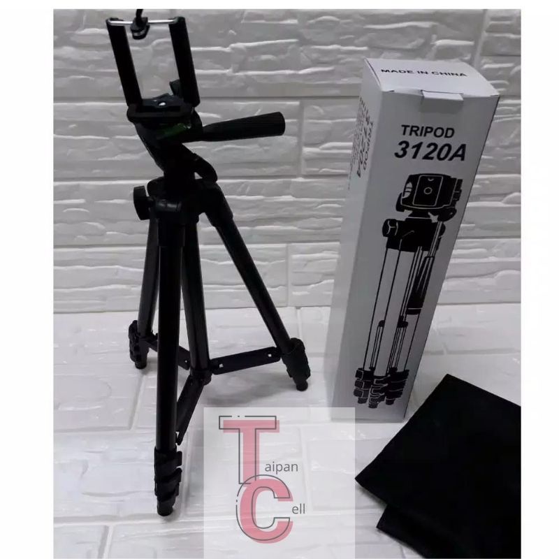 Jual TERMURAH - TRIPOD HITAM 3120A / TRIPOD 1 METER / TRIPOD KAMERA ...