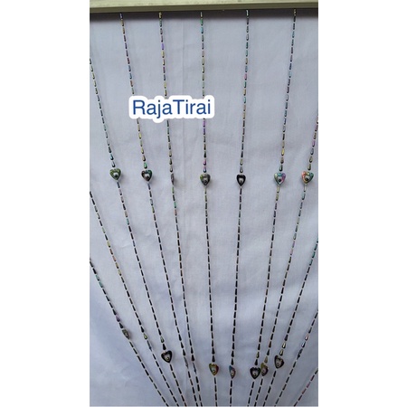 Jual TIRAI MANIK LOVE AIR HUJAN /TIRAI MANIK / TIRAI MOTE / TIRAI PINTU ...