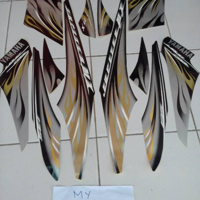 Jual Stiker Jupiter Mx cw 2009/2010 hitam | Shopee Indonesia