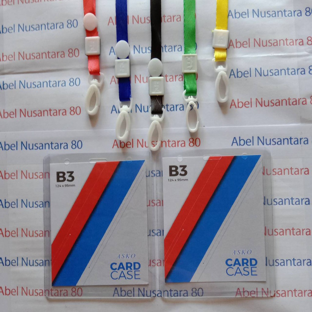 Jual Paket Card Case B3 dengan Tali Impor Kait Plastik 1cm | Shopee ...