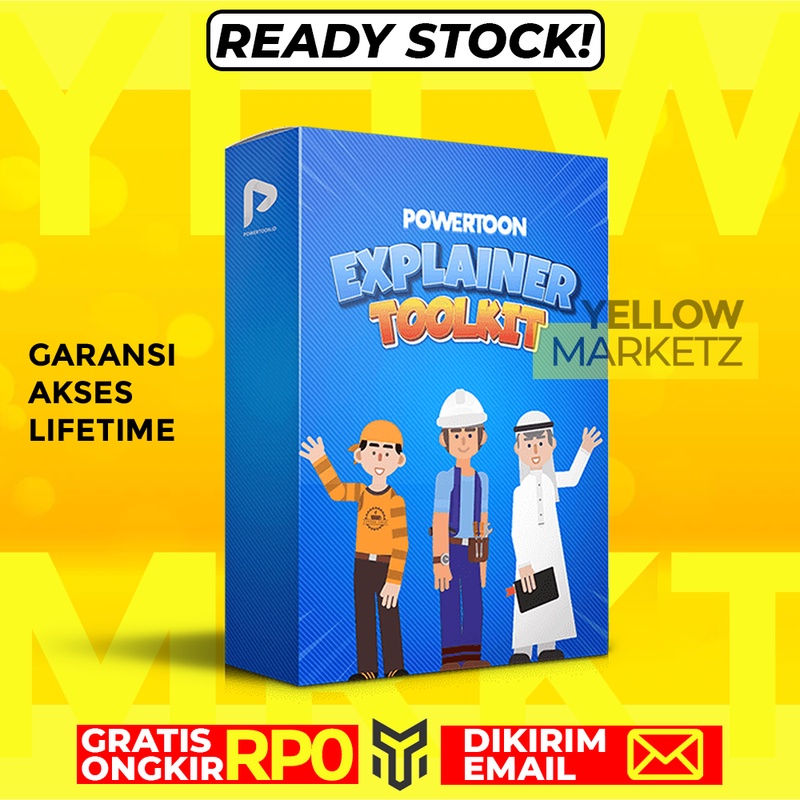 Jual POWER TOON - Buat Video Animasi Penjelasan Mudah PPT | Shopee Indonesia
