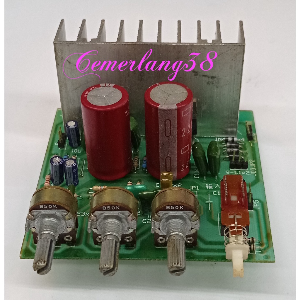 Jual KIT POWER STEREO TDA 2030A 80W 12VDC AMPLIFIER PLATINUM TDA2030A ...