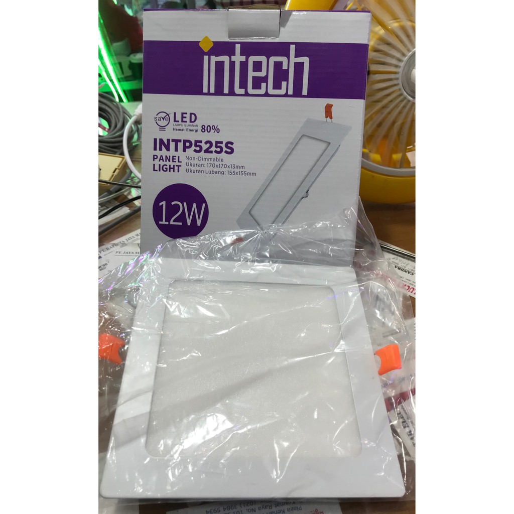 Jual Downlight Lampu Led Panel Intech 12W Inbow (Dalam Plafon) | Shopee ...