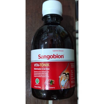 Jual Sangobion Vitatonik 250 ML / Multivitamin / Zat Besi / Nambah ...