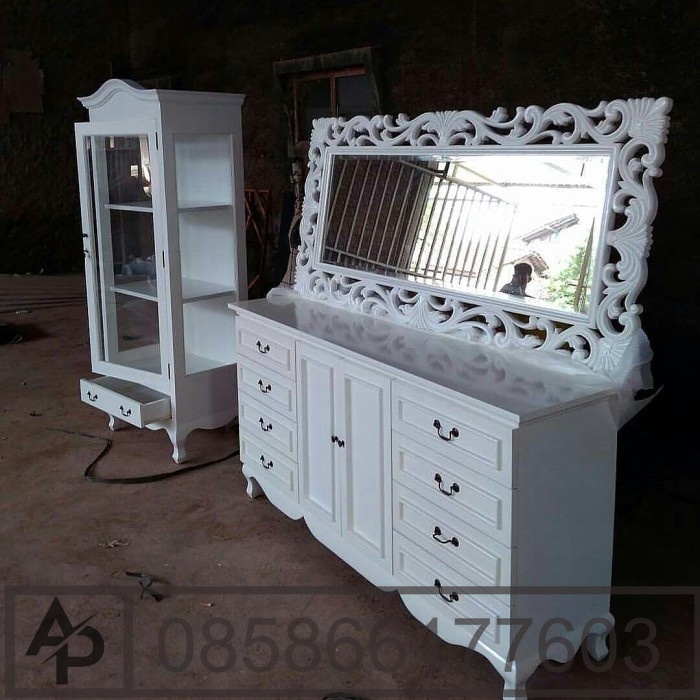 Jual MEJA RIAS KACA-DUCO MINIMALIS RIAS-BUFET RIAS KACA | Shopee Indonesia