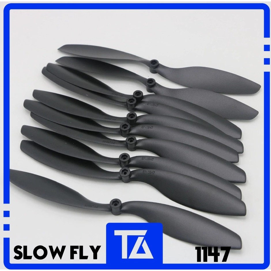 Jual PROPELLER SLOWFLY 1147 11x4.7 PESAWAT RC PLANE MOTOR BRUSHLESS ...