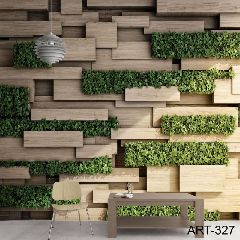 Jual Wallpaper 3D Custom Motif Rumput Tempel | Shopee Indonesia