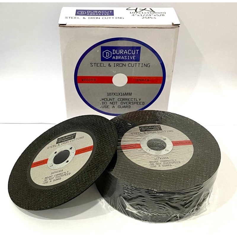 Jual DURACUT 4”x1mili mata Batu gerinda potong tipis 4x1mm DURA CUT 4 x ...