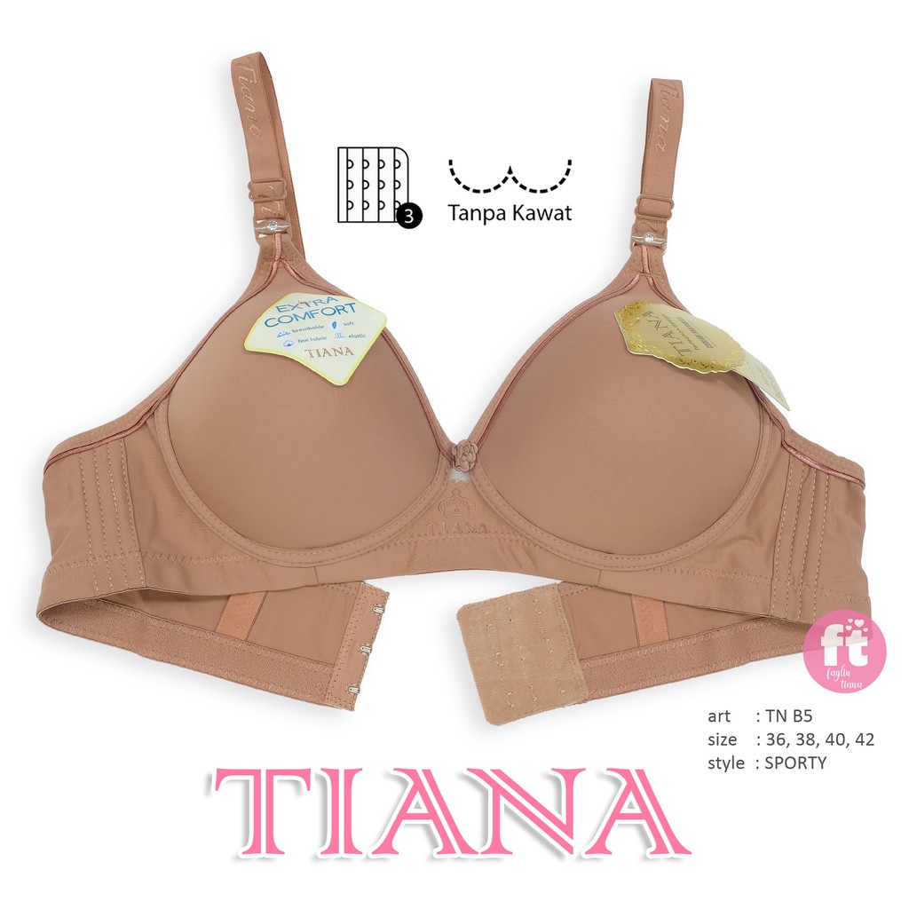 Jual TIANA | BRA Cup Besar Kait 3 / BH Cup Besar Kait 3 / art TN B5 ...