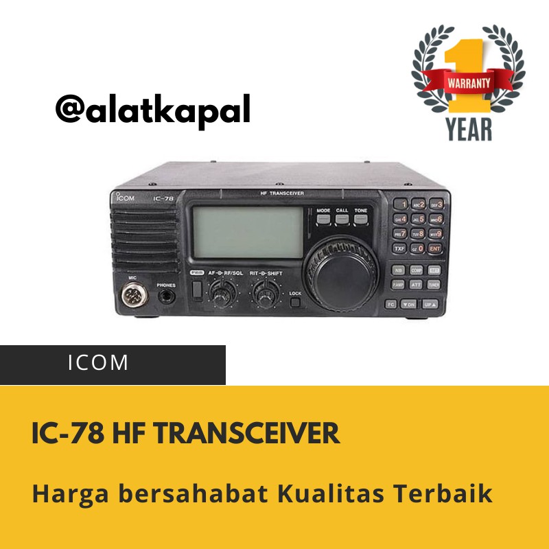 Jual ICOM IC-78 HF TRANSCEIVER HARGA MURAH | Shopee Indonesia