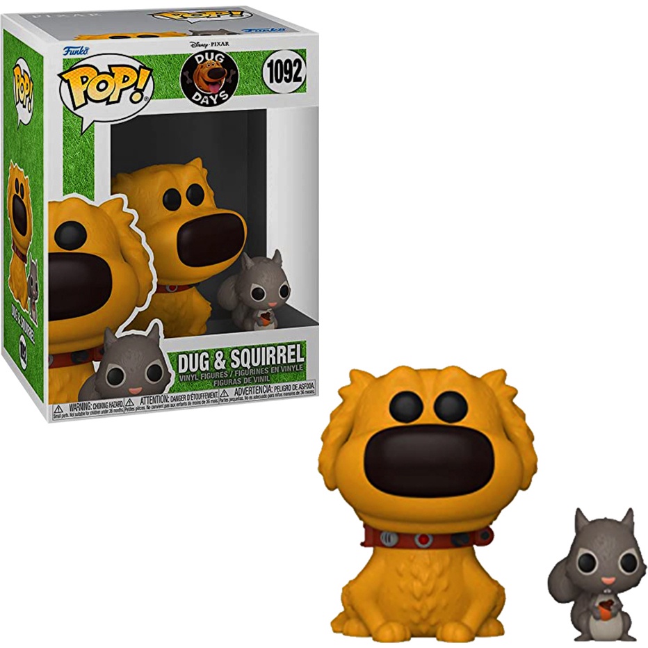Jual Funko POP Disney Pixar - Dug Days - Dug with Squirrel #1092 ...