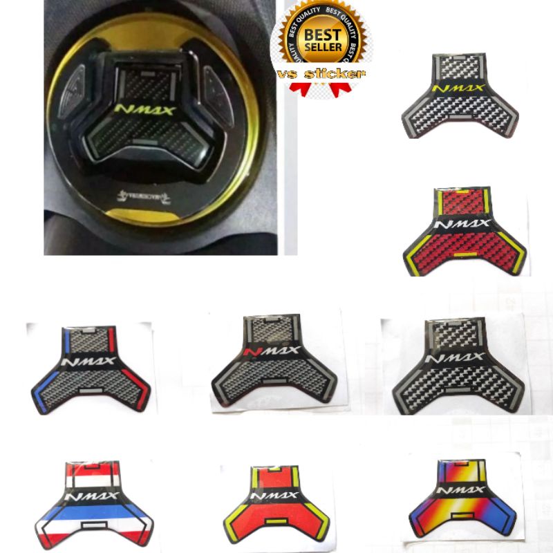 Jual STICKER TIMBUL EMBLEM KARBON 3D TUTUP TANKI MOTOR YAMAHA NMAX NEW ...