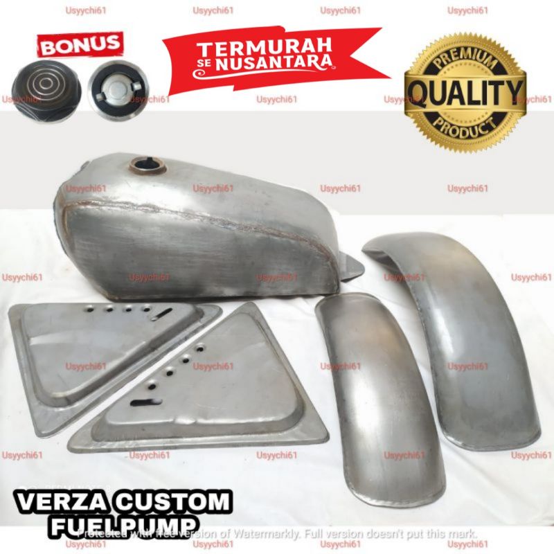 Jual Paket Hemat Body Tangki VERZA Custom Model Caferacer Deus Fuelpump ...