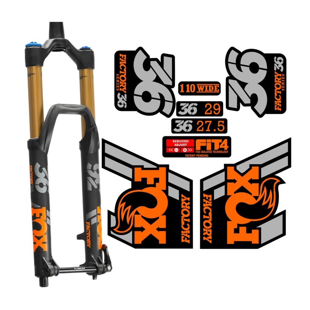Jual Stiker Fork FOXS 36 Bahan Decal all size | Shopee Indonesia