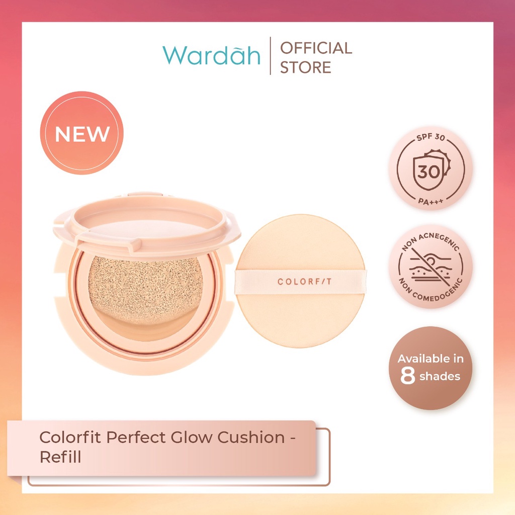 Jual Wardah Refill Colorfit Perfect Glow Cushion - Tahan Lama Hingga 12 ...