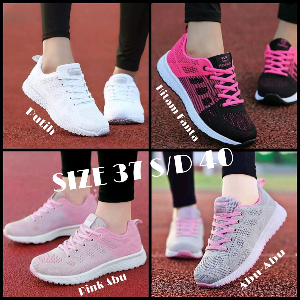 Jual PROMO !!! SEPATU FASHION MORE SNEAKERS OLAHRAGA WANITA TERBAIK ...