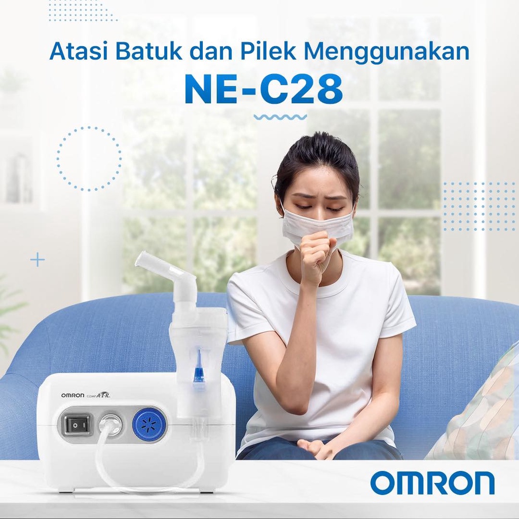 Jual Omron Nebulizer NE-C28 / NEC28 / NE C 28 - Alat Terapi Uap | Shopee Indonesia