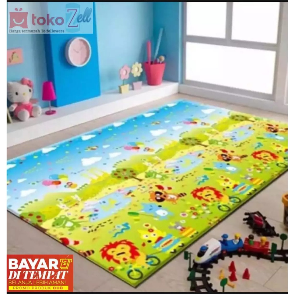 Jual KARPET Gulung Meriah Spon Lantai Motif Karakter KAREP LANTAI ...