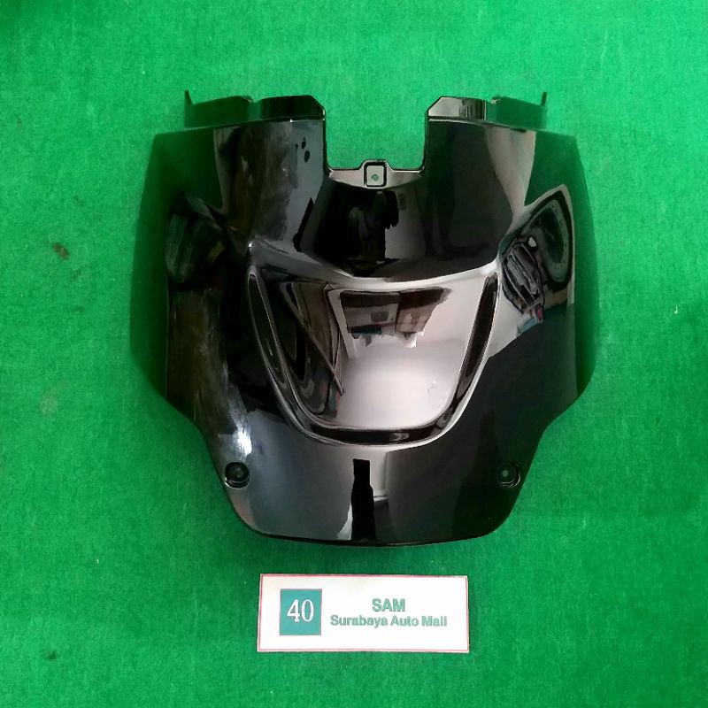 Jual cover tangki tutup mesin bawah jok scoopy FI 17 hitam TENSHI 2017 ...