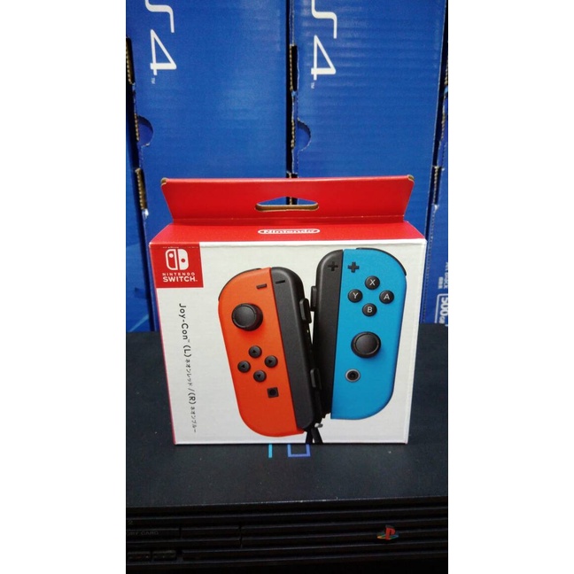 Jual CONTROLLER (JOY CON) NINTENDO SWITCH NEON RED & BLUE | Shopee Indonesia