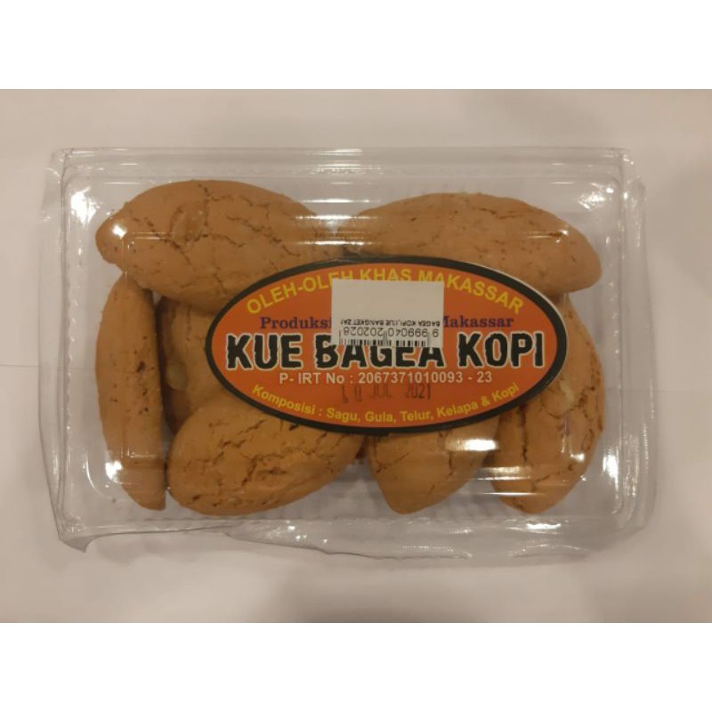 Jual Kue Bagea Kopi oleh oleh khas makassar 150gr | Shopee Indonesia
