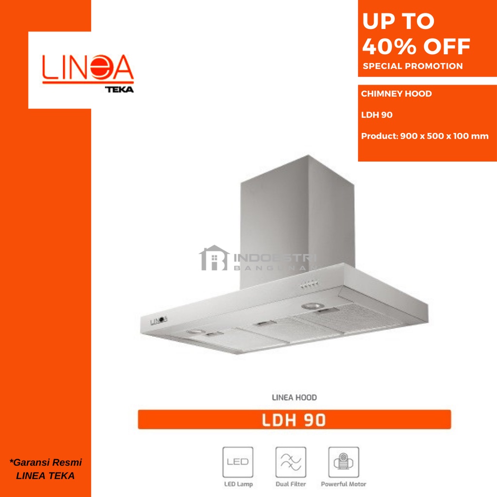 Jual Cooker Hood Teka Linea LDH 90 / Chimney Hood Teka Linea LDH 90 ...