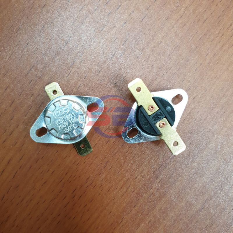 Jual TERMOSTAT / THERMOSTAT KSD301 250V 10A 150C DERAJAT / 150°C (3pcs) | Shopee Indonesia
