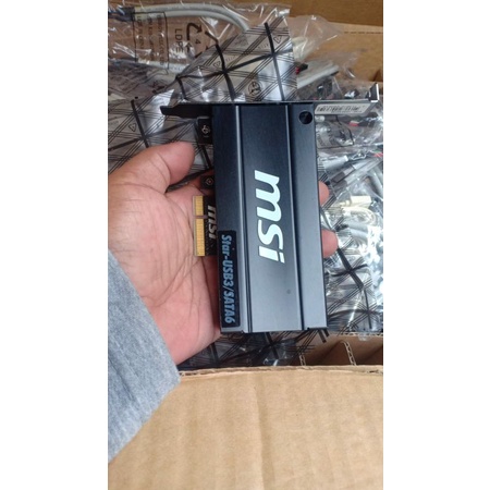 Jual MSI STAR USB3/SATA6 | PCI-E Controller Card | Model MS-4256 ...