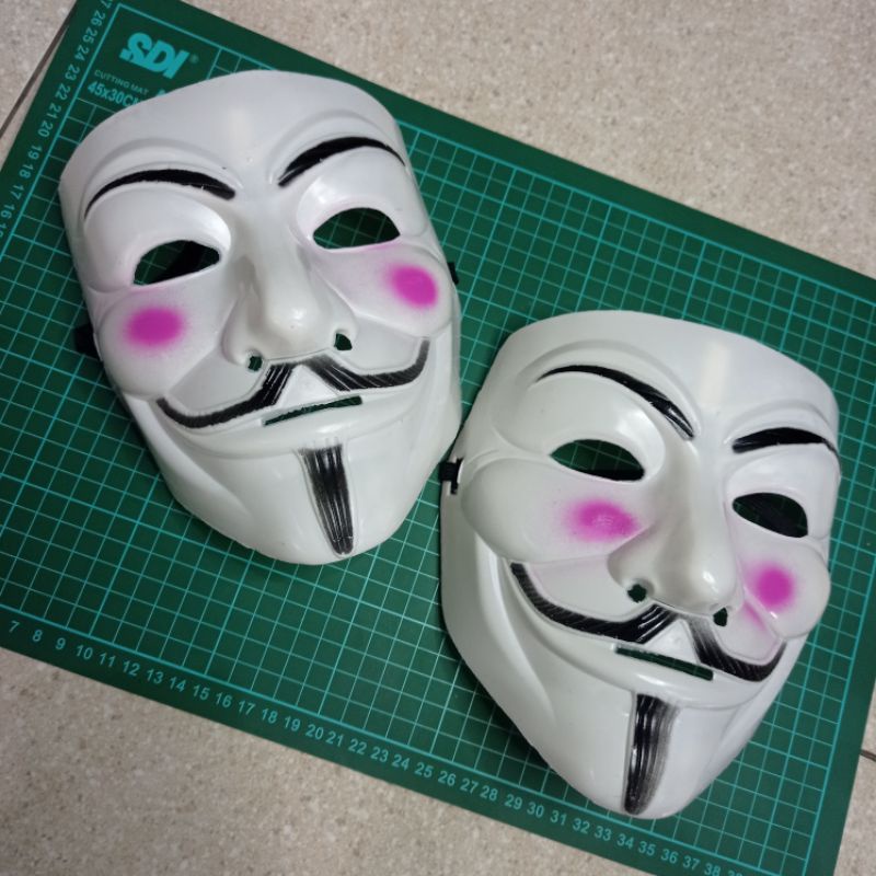 Jual TOPENG "VENDETA" - TOPENG HACKER PLASTIK MAINAN KEREN CUY | Shopee ...