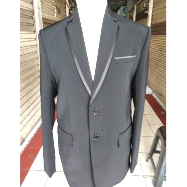 Jual Jas pria jas hitam jas wisuda jas kantor jas nikah jas hitam jas slim fit jas murah fashion ...