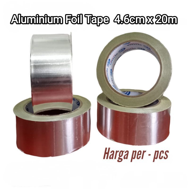 Jual [ SKYPACK ] Aluminium Foil Tape 4.6 x 20m/Lakban Aluminium/Isolasi ...