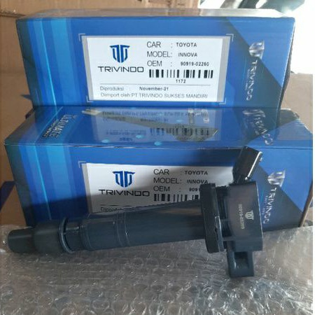Jual coil inova fortuner hilux sm pakai barang gress baru segel dus ...