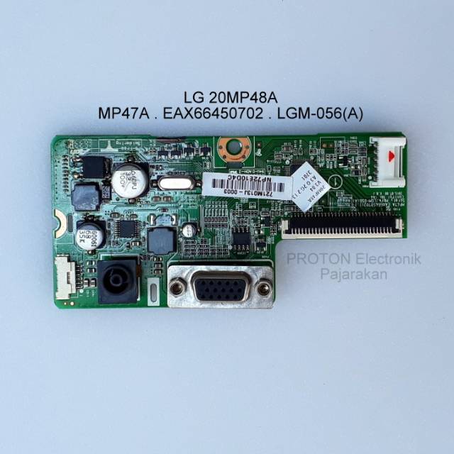 Jual Mainboard LCD LED Monitor LG 20MP48 20MP48A 20MP48A-P 20MP47A ...