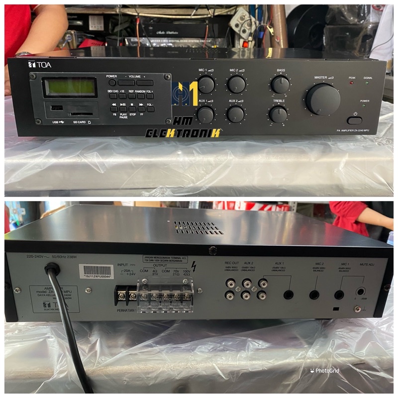 Jual TOA ZA - 2240 MPU (240 Watt) (USB) Amplifier | Shopee Indonesia
