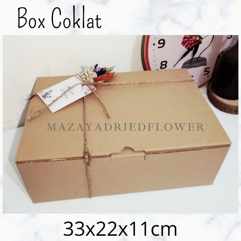 Jual Box Hampers (Bebas custom kata kata)/ paket lengkap DIY box ...