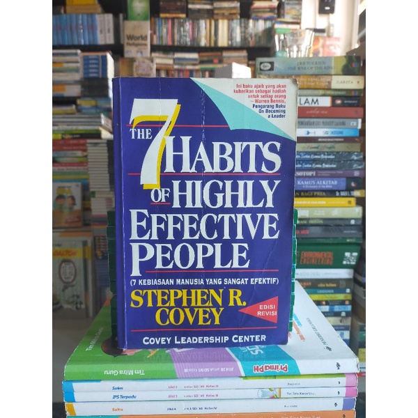 Jual Buku Original : The 7 HABITS of HIGHLY EFFECTIVE PEOPLE - Stephen R. Covey | Shopee Indonesia