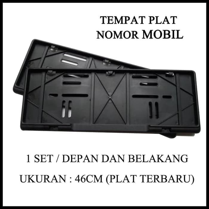 Jual Frame Cover Plat Nomor Tempat Nomor Polisi Dudukan Plat NoPol ...
