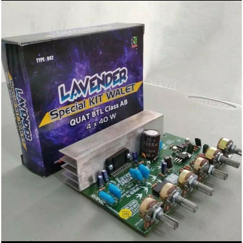 Jual kit modul ampli walet 4ch class AB Lavender | Shopee Indonesia