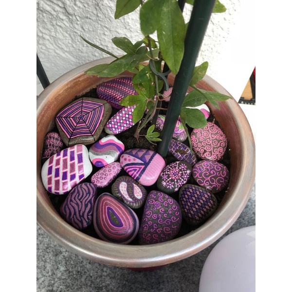 Jual PROMO !!! BATU ALAM LUKIS BATU HIAS TANAMAN UNTUK POT TANAMAN ...