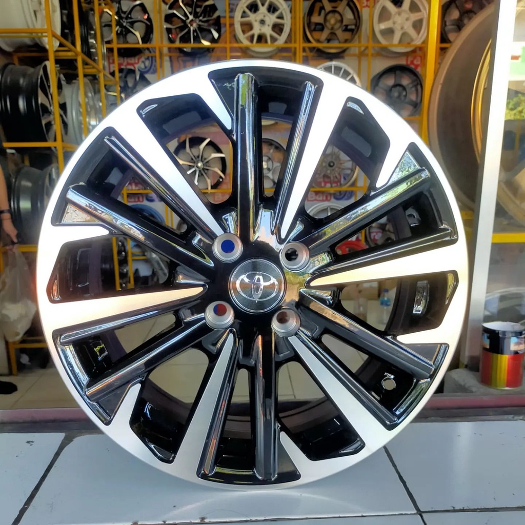 Jual velg Yaris TRD Sportivo Ring 16 pcd 4x100 velg mobil r16 yaris | Shopee Indonesia