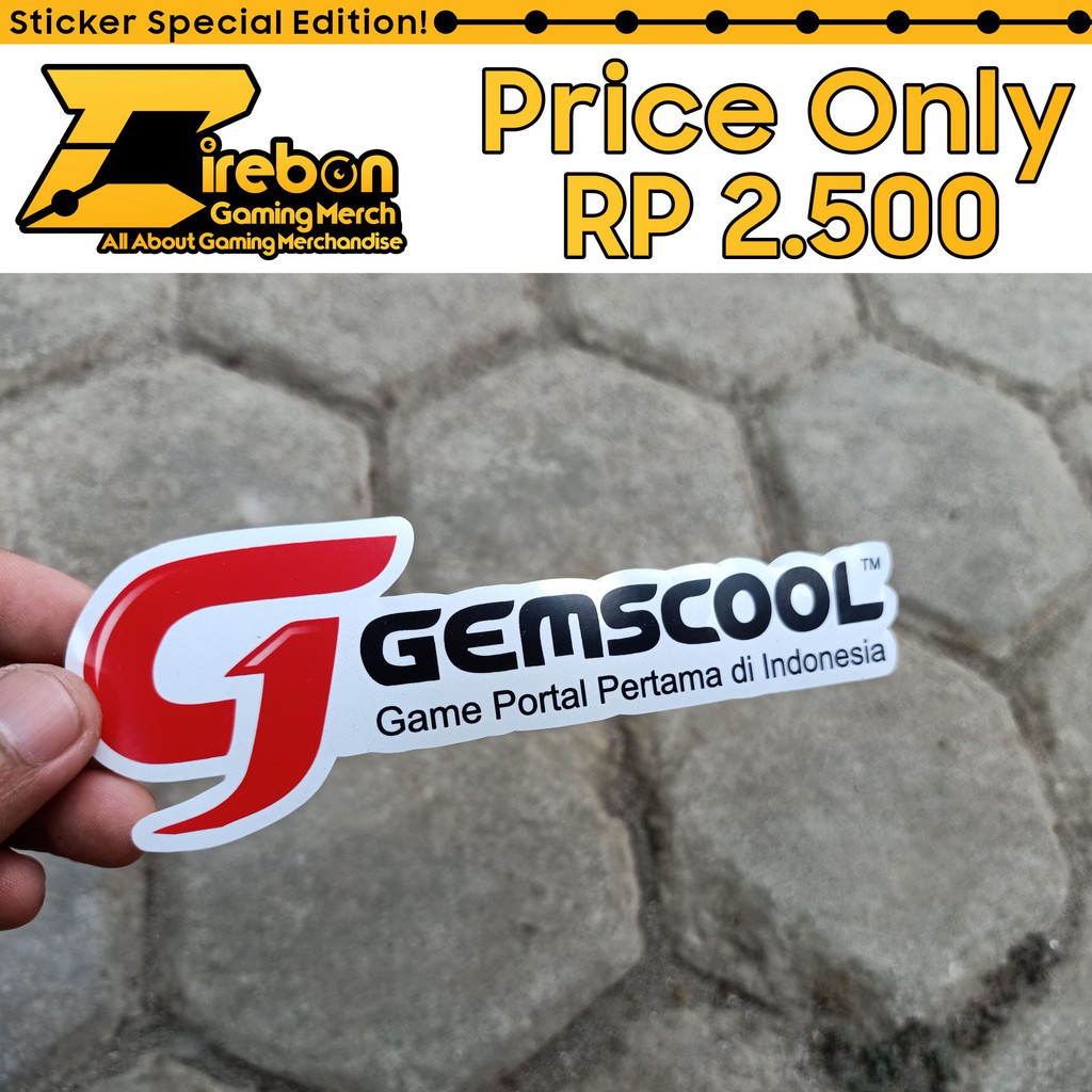Jual Sticker Stiker Gemscool Game Portal Pertama Di Indonesia | Shopee Indonesia
