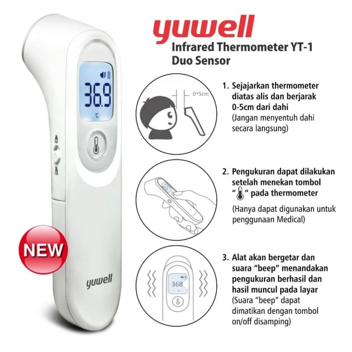 Jual THERMOMETER DIGITAL DAHI / TERMOMETER INFRARED / TERMOMETER YUWELL ...
